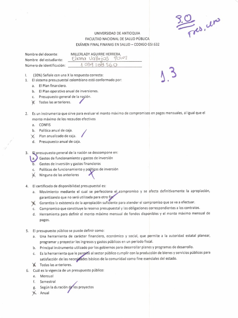 Examen Final Finanzas | PDF Examen Final Finanzas | PDF