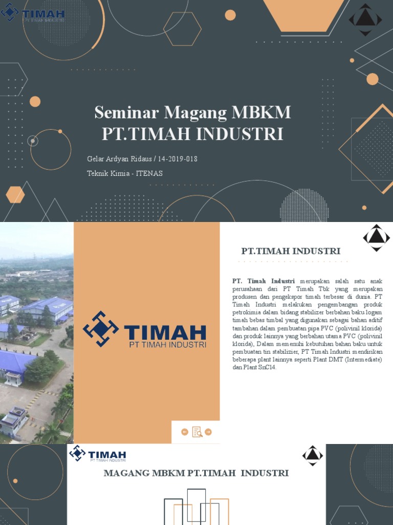Seminar Magang PT Timah Industri | PDF