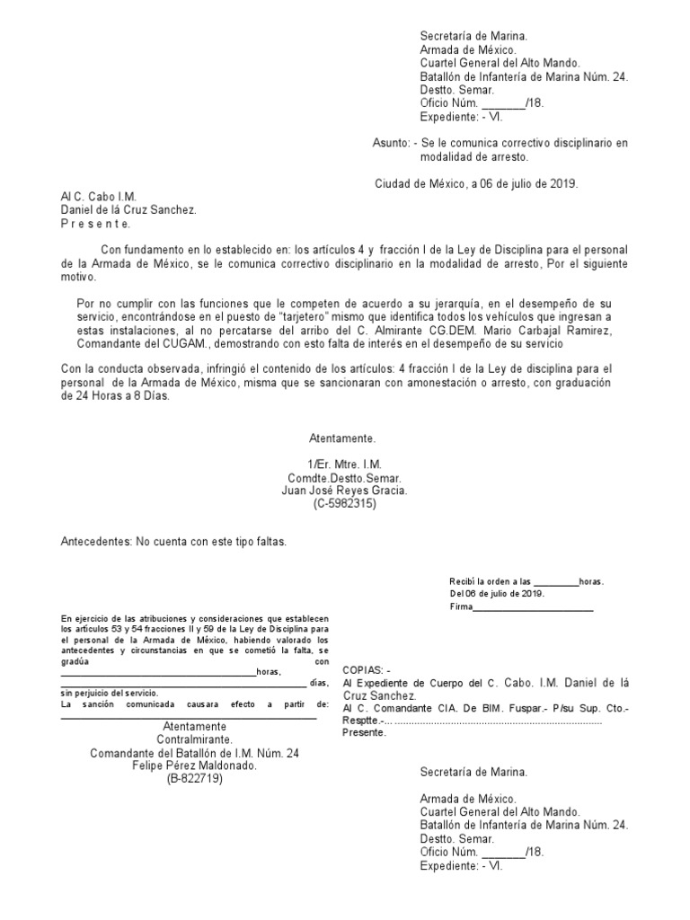 Boletas 2019 | Descargar gratis PDF | Disciplinas | Batallón