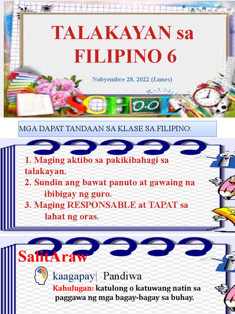 Filipino PPT Q2W4D1 | PDF