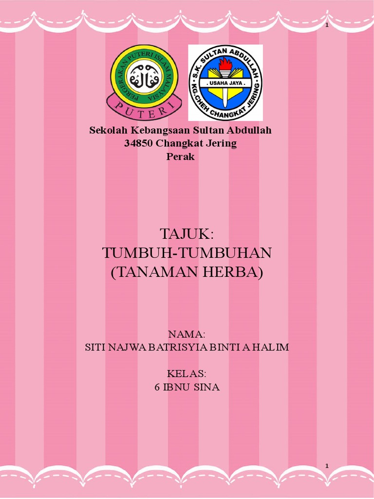 Buku Skrap Tumbuhan Herba | PDF