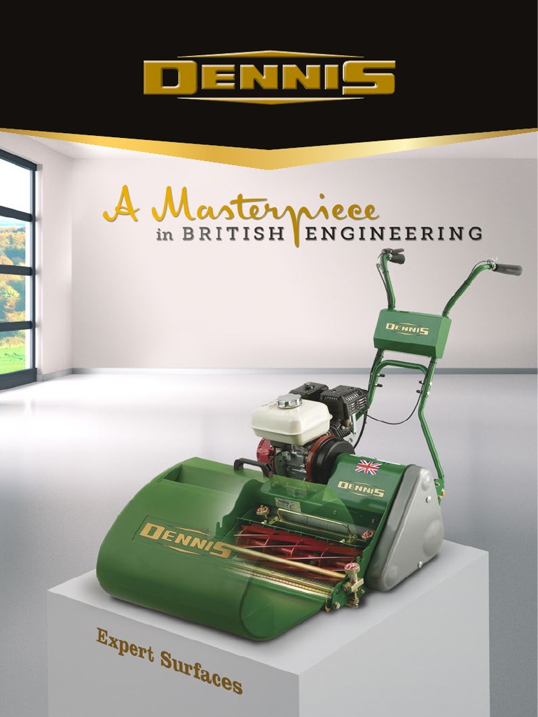 Dennis Turf Maintenance Equipment Guide | PDF | Mower | Lawn