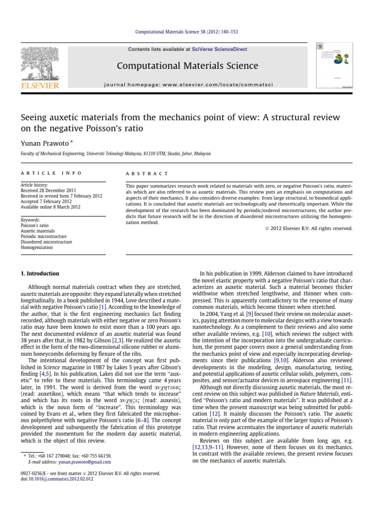 Seeing NPR Material From The Mechanic Point of View | PDF | Young's ...