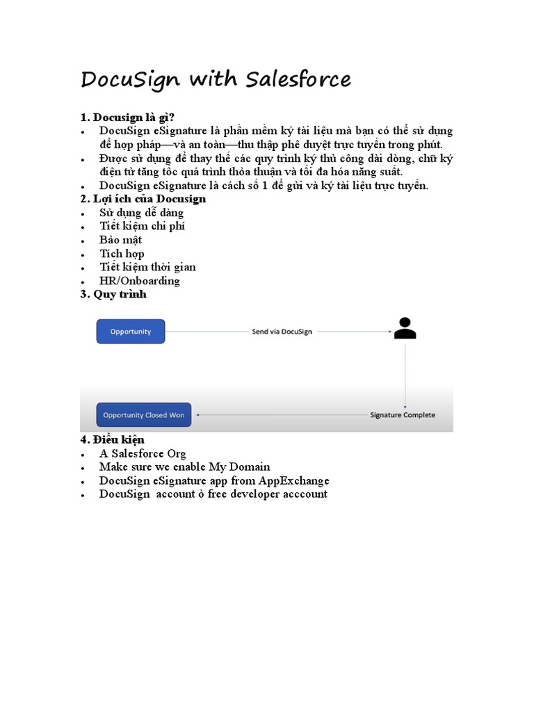 DocuSign With Salesforce | PDF