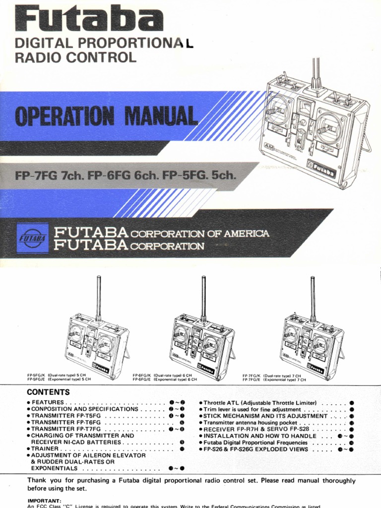 5fg 6fg 7fg Manual | PDF
