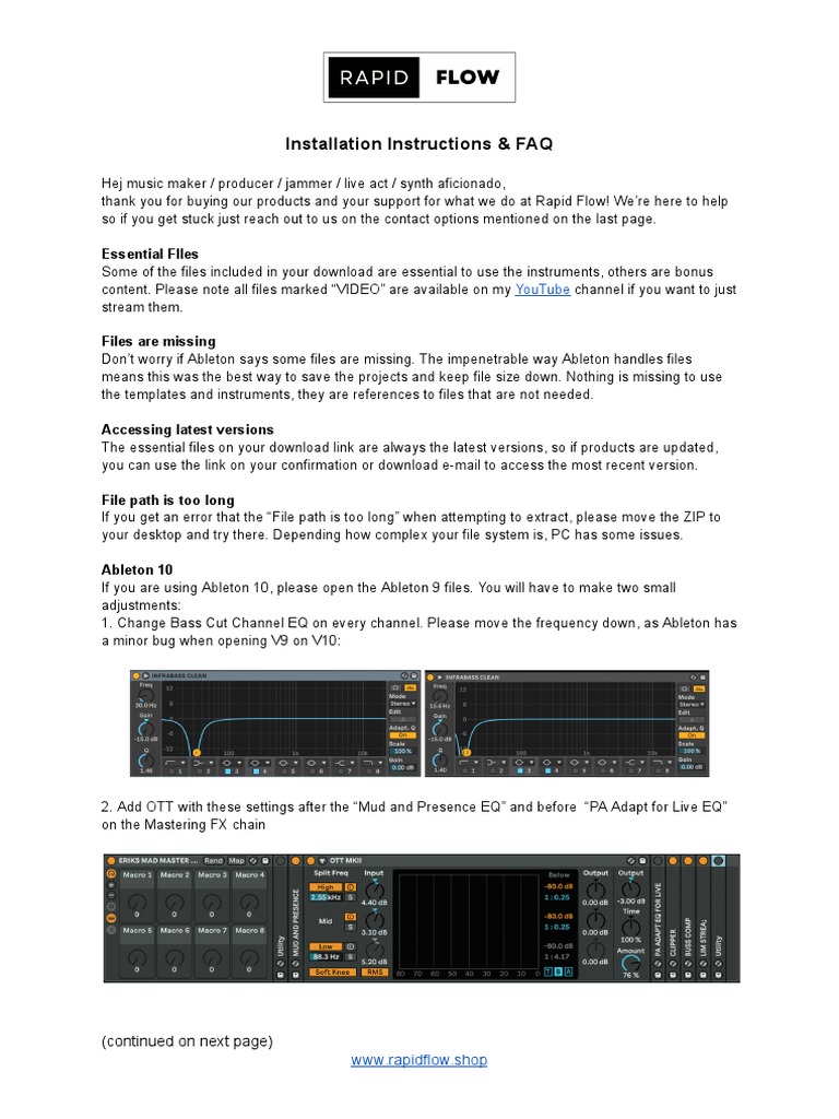ZZZ Old READ ME - Rapid Flow Installation Instructions and FAQ | PDF | Computer Architecture ...