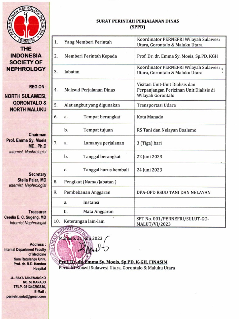 SPPD Prof. Emma Moeis, RSUD TANI DAN NELAYAN BOALEMO | PDF