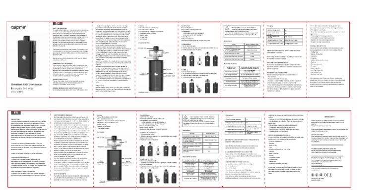Cloudflask S User Manual | PDF