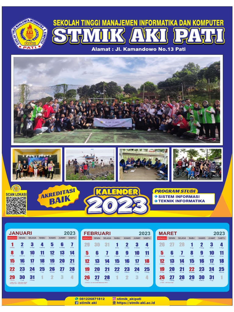 Kalender Stmik Aki (CTS Cetak 55 Kalender) | PDF