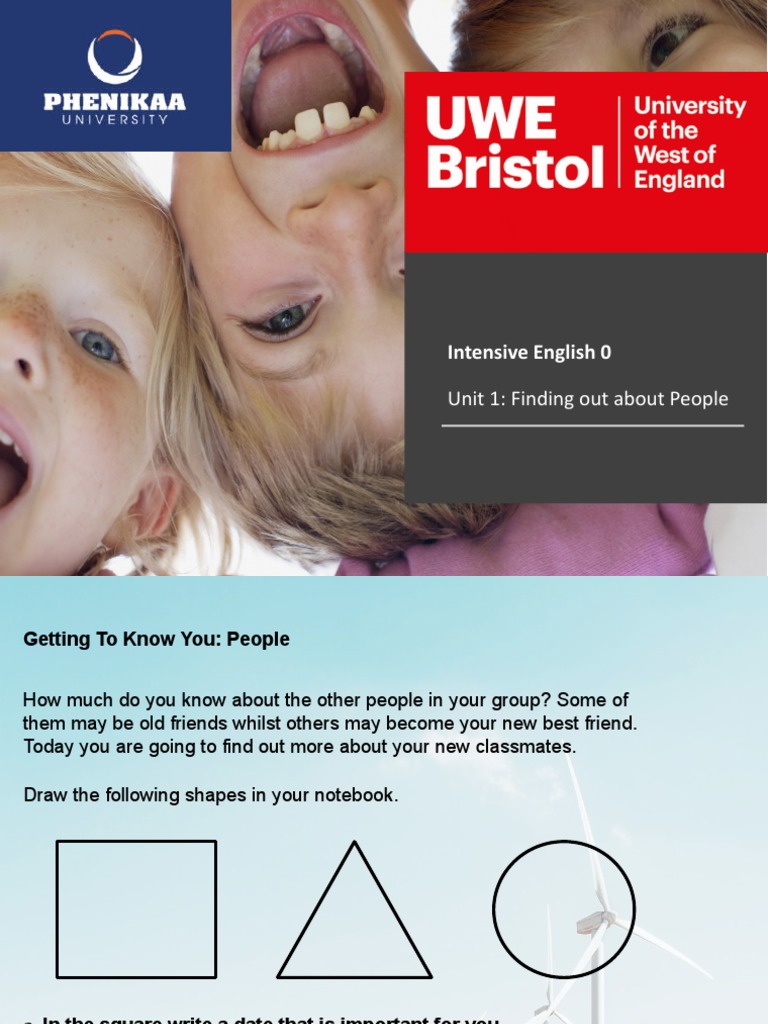 01 GTKY - Finding Out About People | PDF