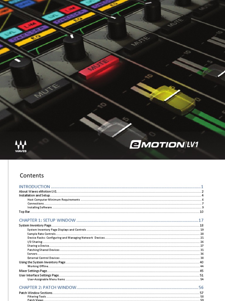 Emotion lv1 Mixer | PDF