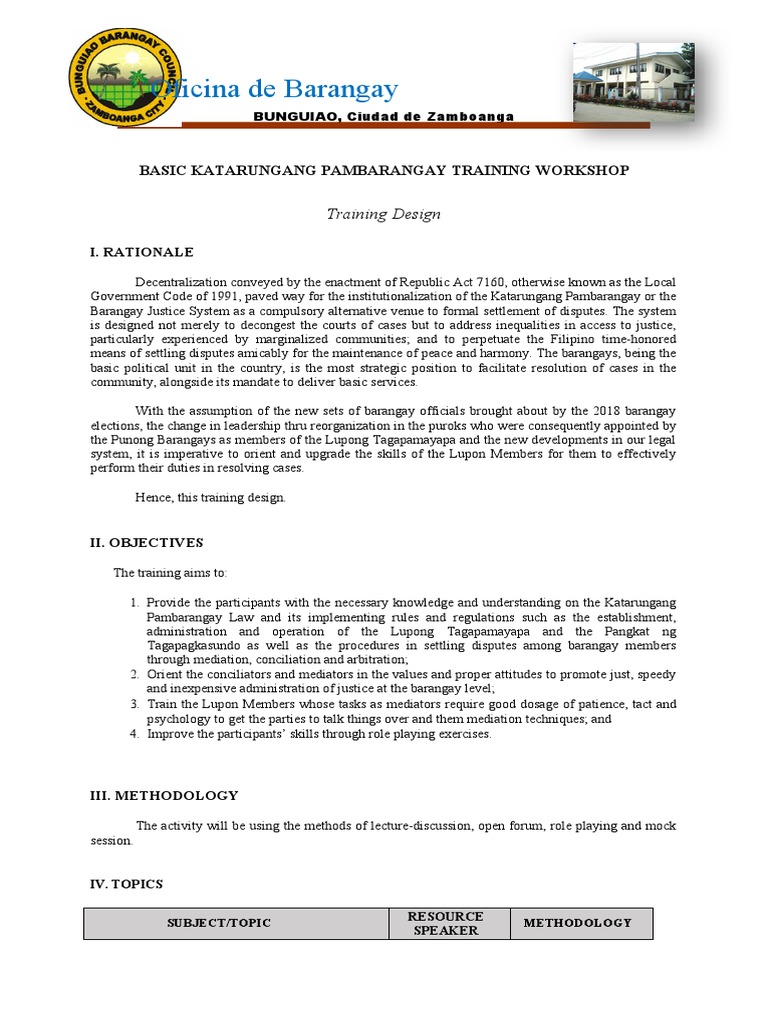 Sample Activity Design For Sports