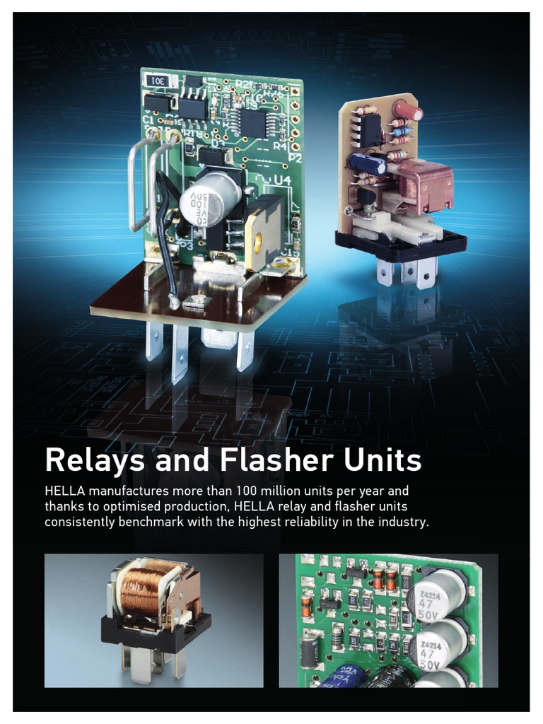 HELLA Relays & Flasher Units | PDF | Relay | Switch