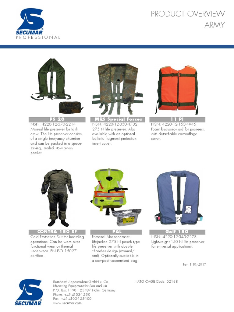 Military Life Preservers Overview | PDF | Technology & Engineering