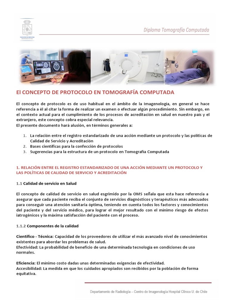 1 Concepto Protocolo | PDF | Evidencia basada en medicina | Calidad ...