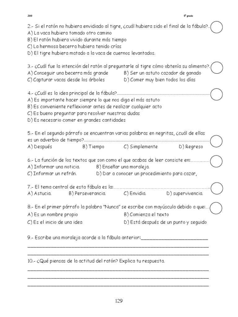 41 Pdfsam Comprension Lectora 5to2 Pdf Fábula