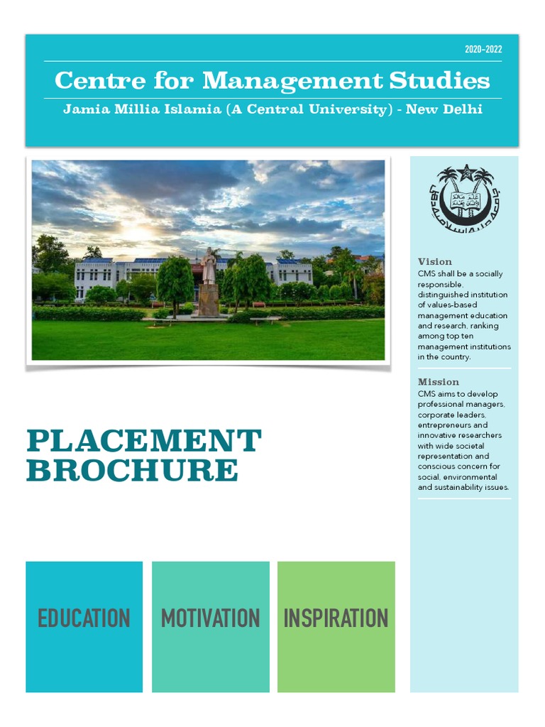 Cms Placement Brochure Mba Fulltime 2020 22 | PDF | Career & Growth ...