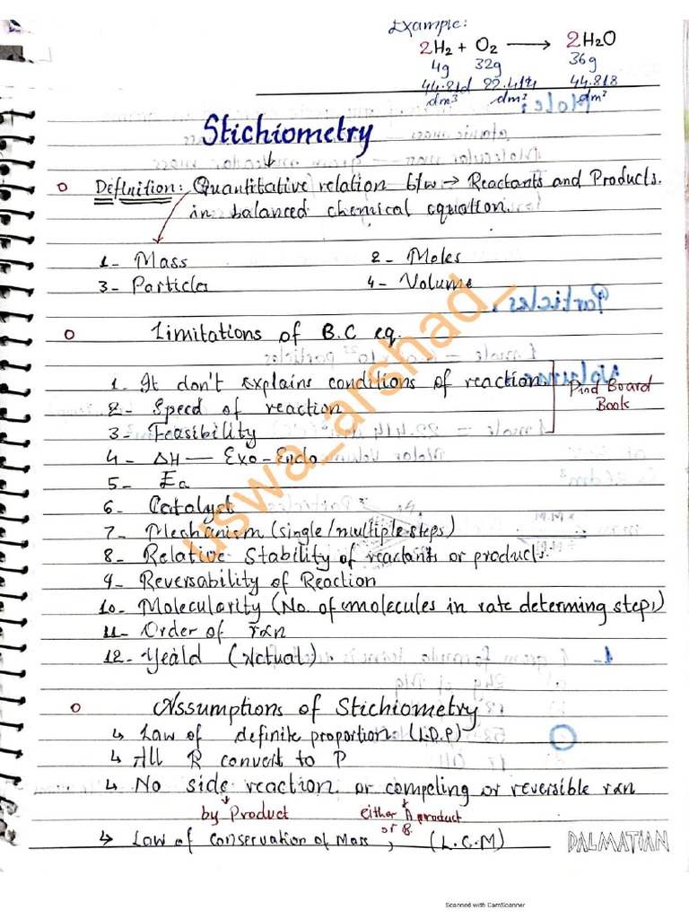 Chemistry Short Notes Mdcat | PDF