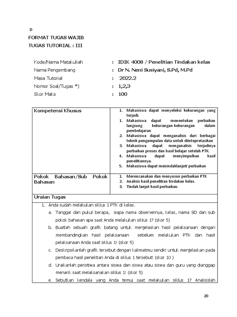 Soal Tt3 PTK | PDF | Seni