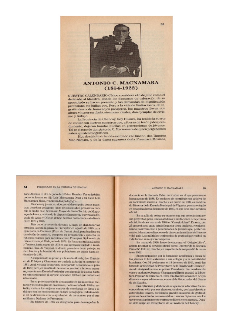 Biografia de J A Macnamara | PDF