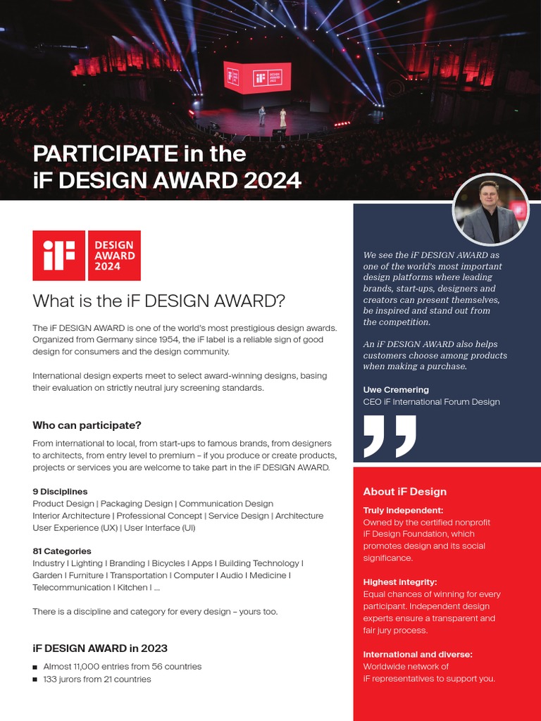 If Design Award 2024 Overview English | PDF