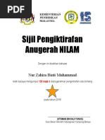 Sijil Penghargaan (Ajk) | PDF