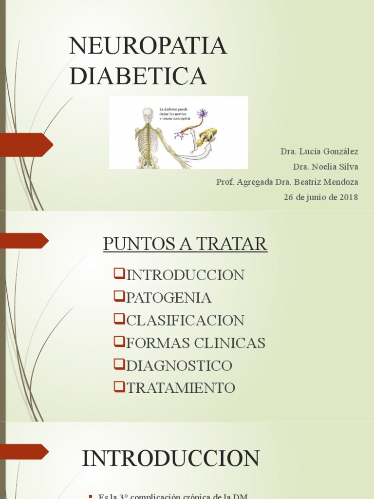 Neuropatia Diabetica | PDF