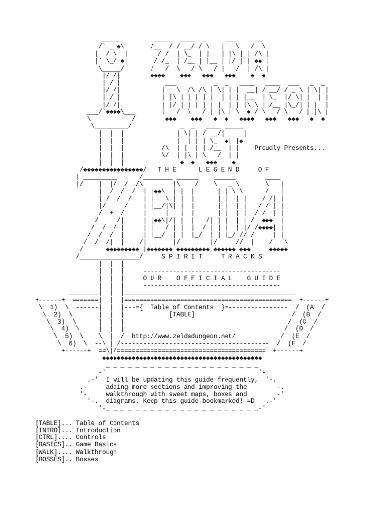 Zelda Spirit Tracks B Pdf