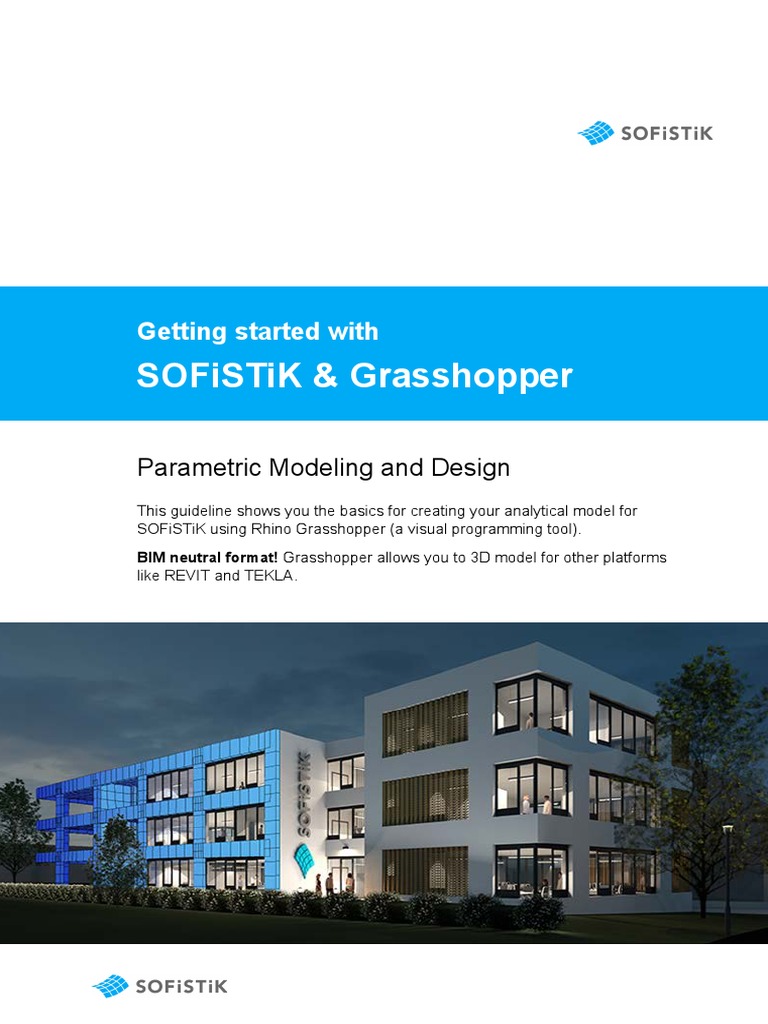 SOFiSTiK Rhino Grasshopper | PDF | Computers