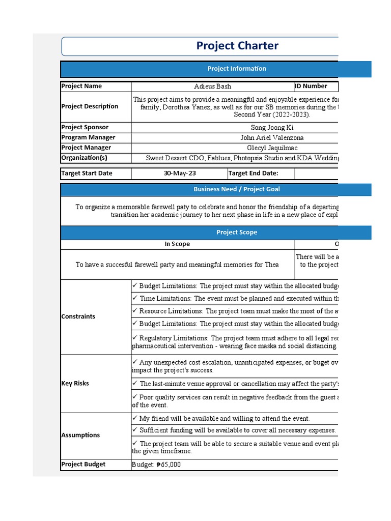 Farewell Party for Thea | PDF