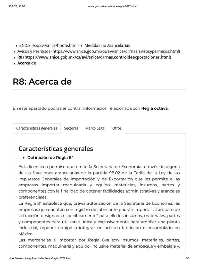 Regla 8 Va | PDF