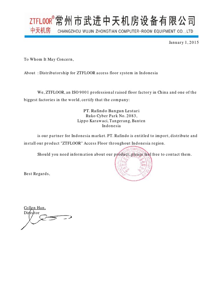 Distributorship Ztfloor | PDF