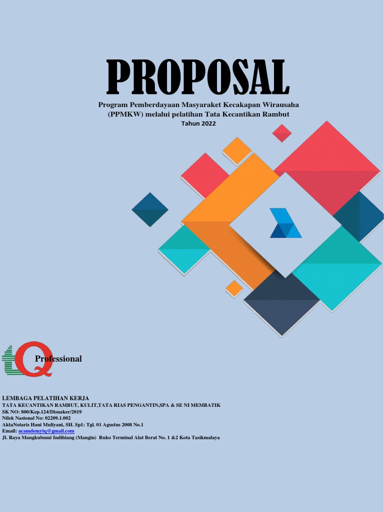 Contoh Proposal | PDF | Karier & Perkembangan