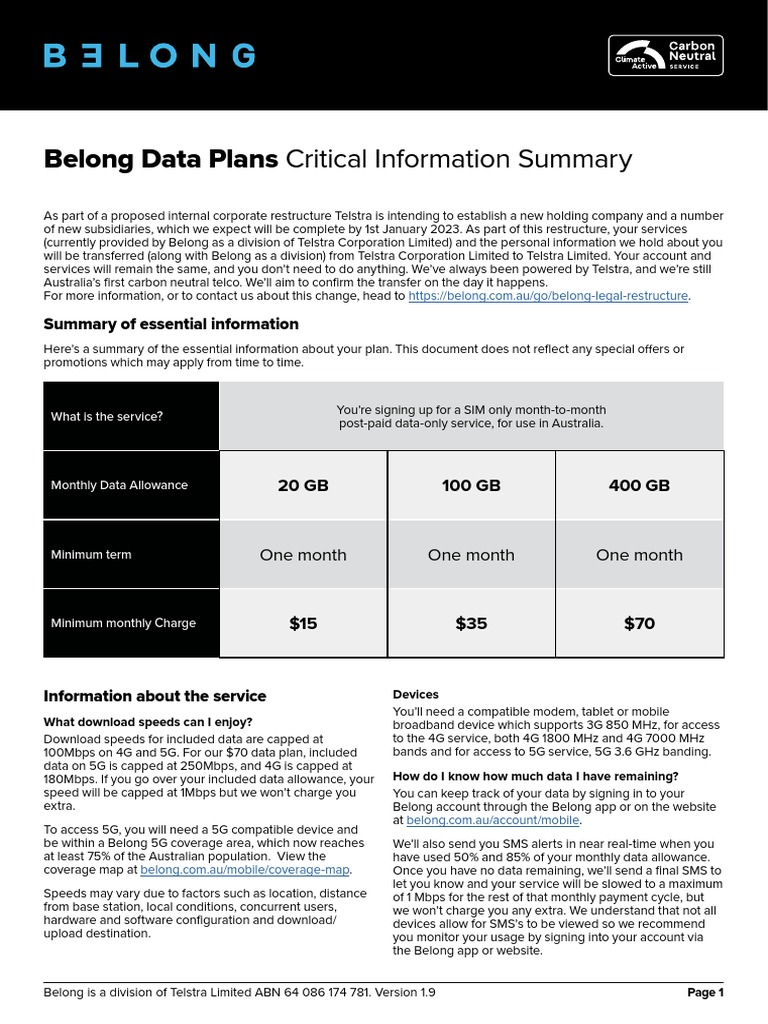 CIS-Belong-Data | PDF