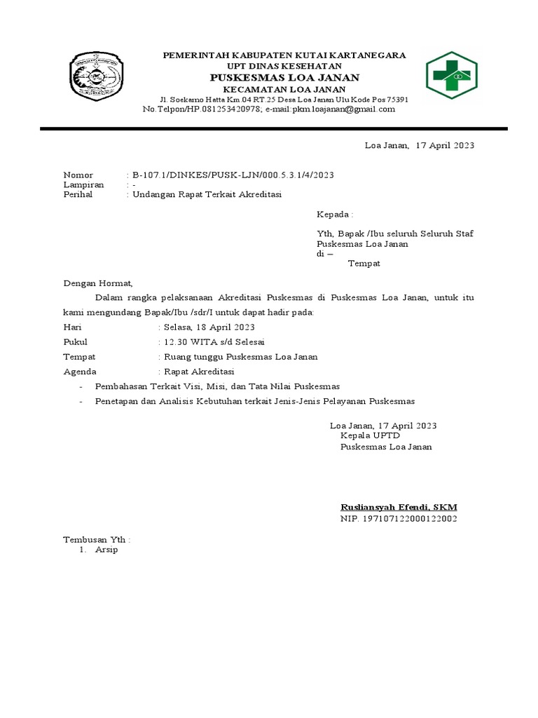 Undangan Akred | PDF