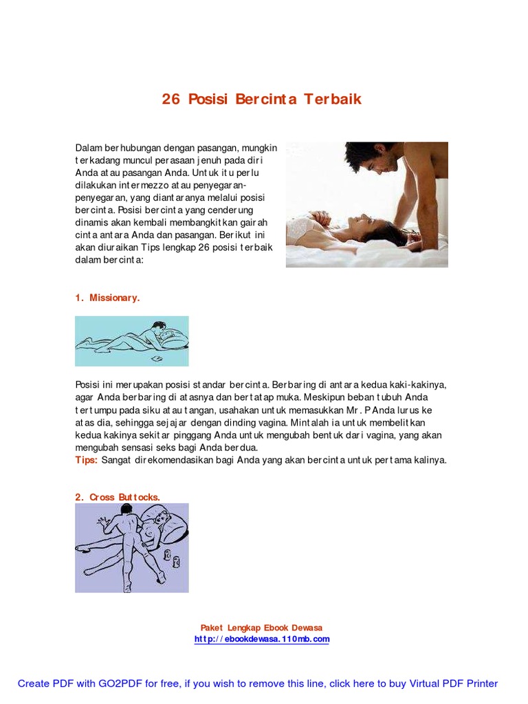 Tips Posisi Bercinta Terbaik | PDF