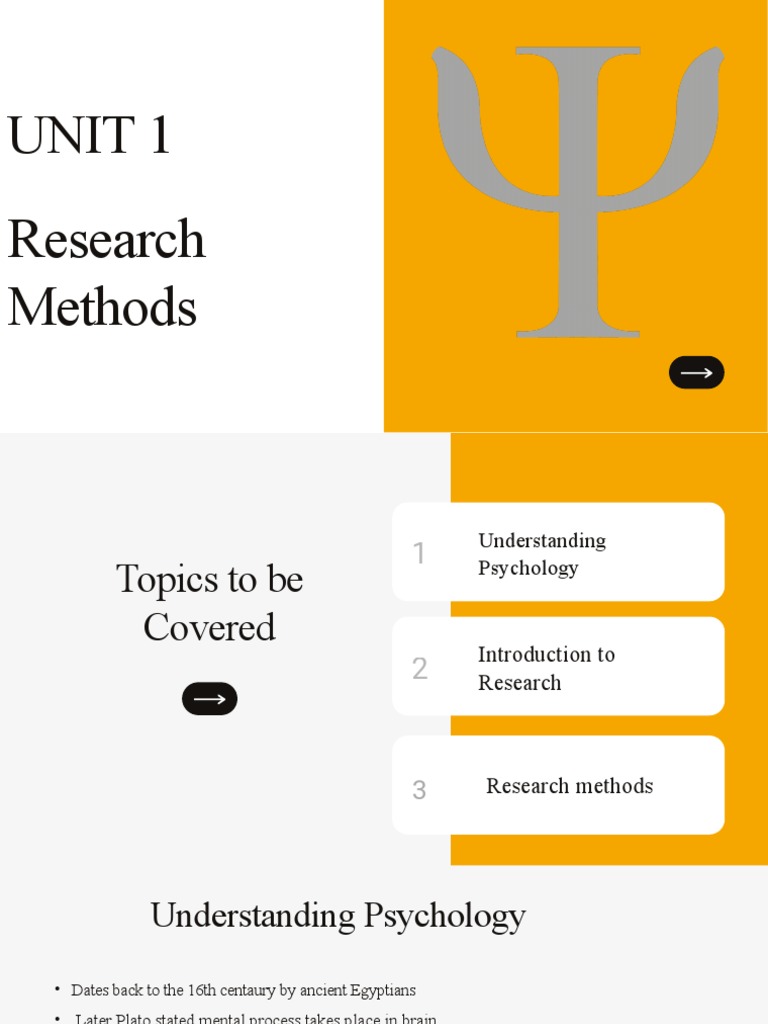 Research Methods in Psychology | PDF