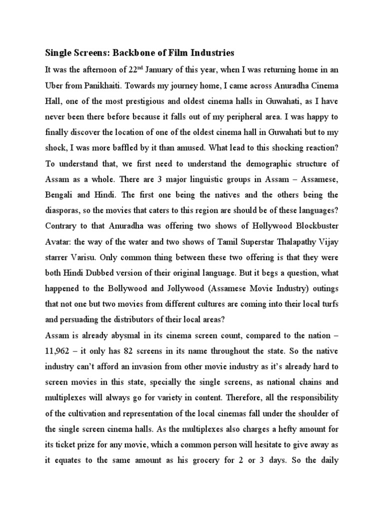 Single Screens | PDF