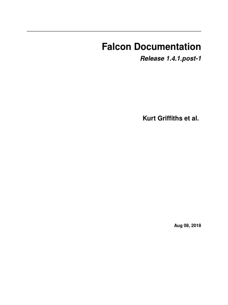 Falcon | PDF | Representational State Transfer | Computer Science