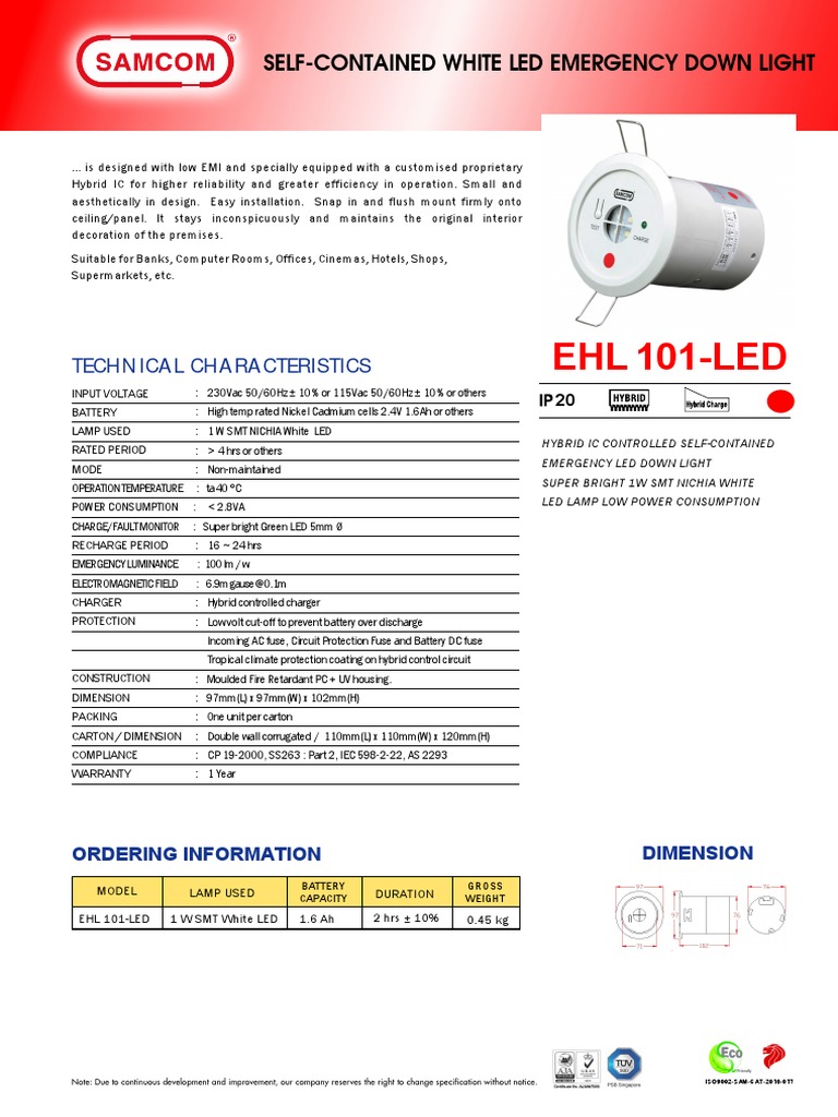 Ehl 101-Led | PDF | Electromagnetism | Electronics