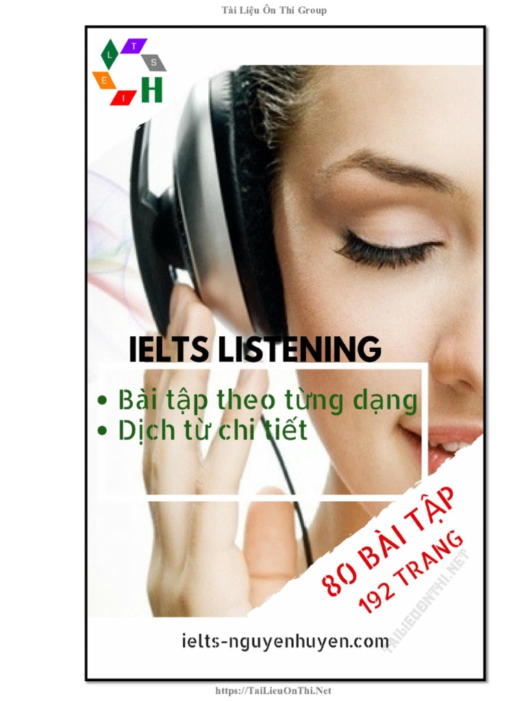 eBook Bài Tập Ielts Listening Online - Ielts Nguyễn Huyền | PDF | Vietnam | Vietnamese People