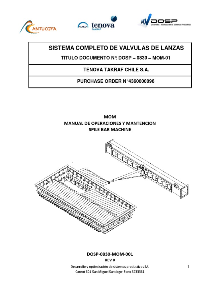 Manual Sistema de Lanzas DOSP | PDF