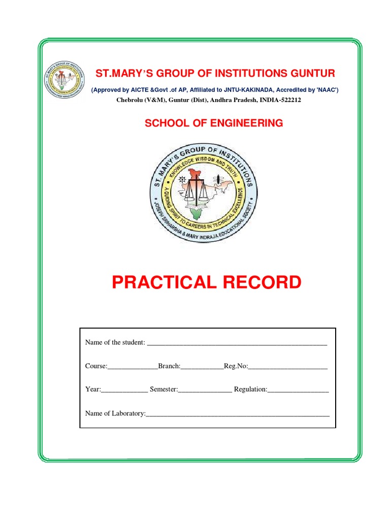 Engineering Lab Practical Guide | PDF