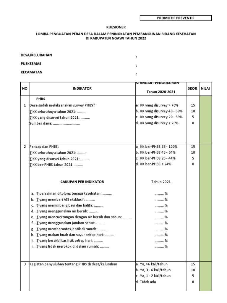 Checklist Final | PDF | Ilmu Sosial