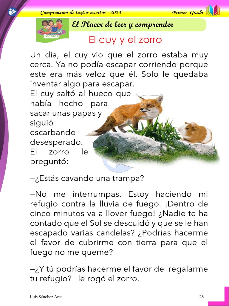 El Cuy y El Zorro | PDF