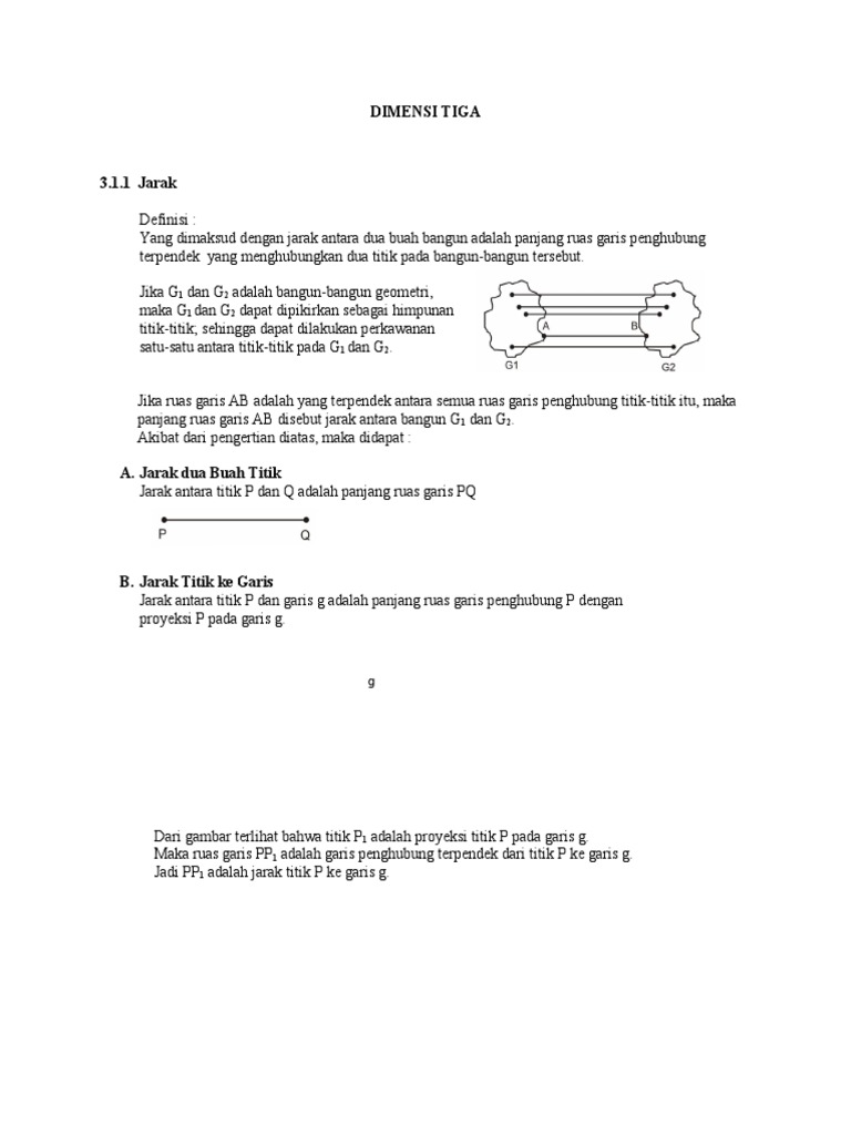 Soal Dimensi Tiga | PDF