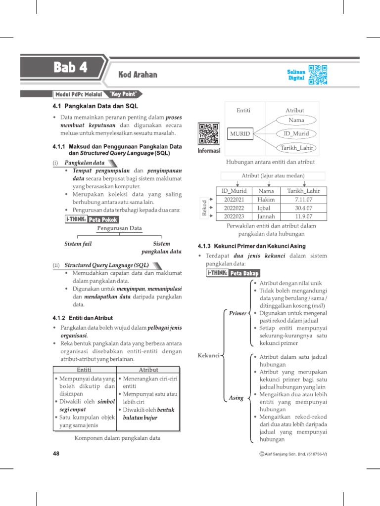 48-59 Bab 4.1 Pangkalan Data Dan SQL | PDF