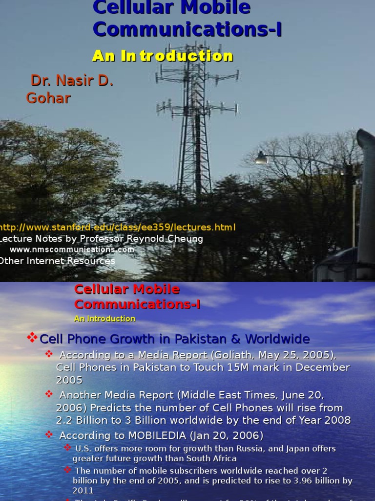 Introduction to Cellular Networks | PDF | Cellular Network | 3 G