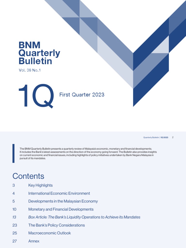 Quarterly Bulletin | PDF