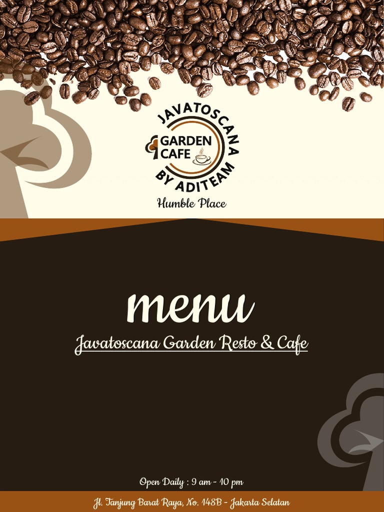 Menu Garden Cafe 2023 | PDF